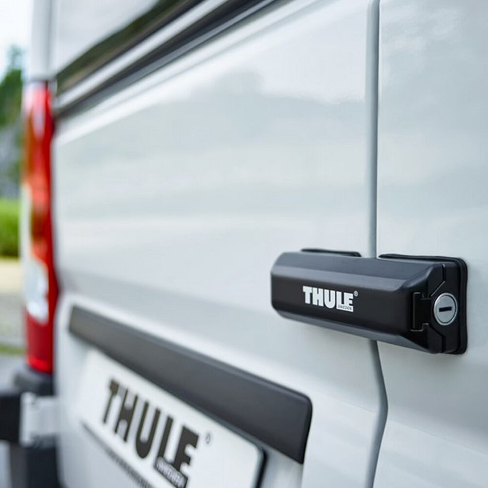 2x THULE Van Lock Türsicherung Türschloss Schiebetür Hecktür Kastenwa
